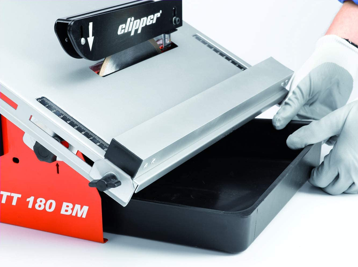 NORTON CLIPPER TT180 BM STONEWARE CERAMIC TILE CUTTING SAW CONSTRUCTION ...