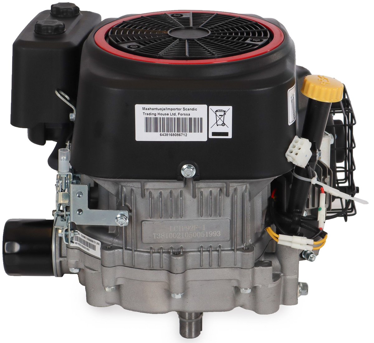 ENGINE LONCIN LC1P92F PETROL ENGINE 1P92 16 hp 452 cm3 / EMAK K1600 ...