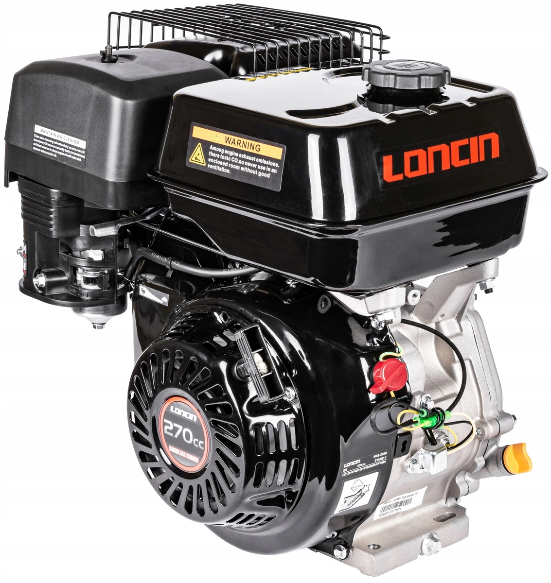 LONCIN G270F-A PETROL ENGINE 9 hp Shaft 25 mm MOTOR - EWIMAX HONDA ...