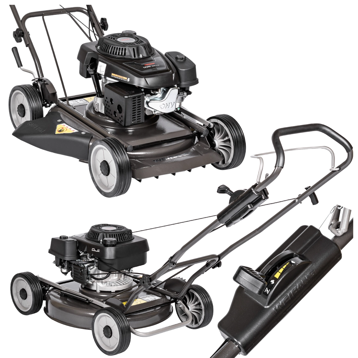 WEIBANG WB537 HCU PETROL LAWN MOWER WITH SIDE DISCHARGE - OFFICIAL ...
